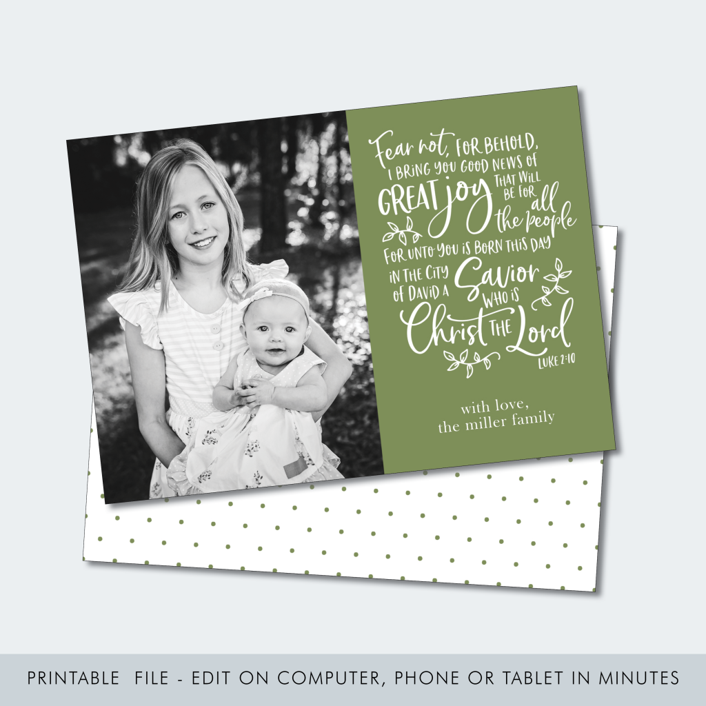 Great Joy Photo Card